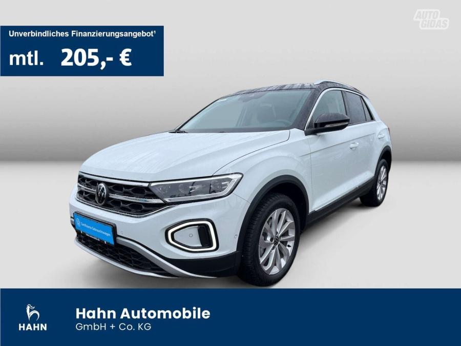 Balts Volkswagen T-Roc 2024 Kauņa, ar dzinēja tilpumu 1.50 L un nobraukumu 23 tūkst. km par 31637 €, foto 1 vietnē AUTOMOTO.COM.LV