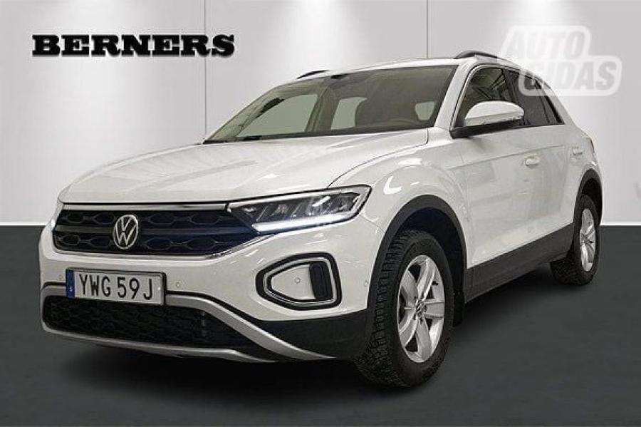 White Volkswagen T-Roc 2024 in Kaunas, with an engine capacity of 0.00 L and mileage of 27 thousand km for 31043 €, photo 1 on AUTOMOTO.COM.LV