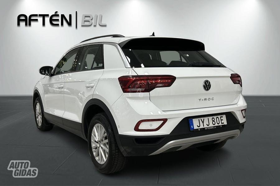 White Volkswagen T-Roc 2024 in Kaunas, with an engine capacity of 0.00 L and mileage of 39 thousand km for 29788 €, photo 9 on AUTOMOTO.COM.LV