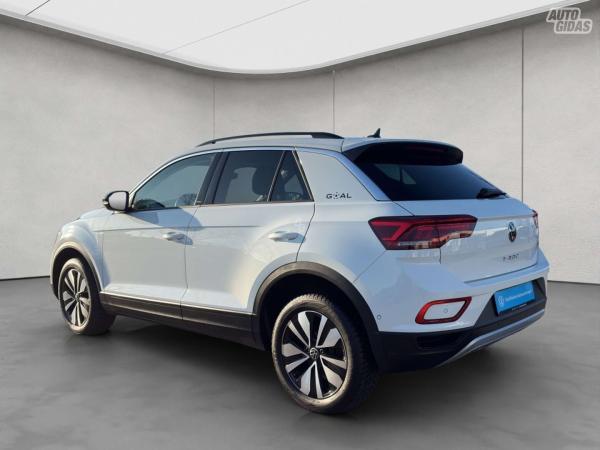 White Volkswagen T-Roc 2025 in Kaunas, with an engine capacity of 1.00 L and mileage of 15 thousand km for 26611 €, photo 5 on AUTOMOTO.COM.LV