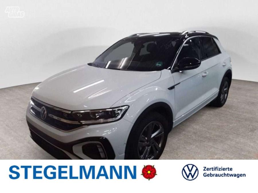White Volkswagen T-Roc 2025 in Kaunas, with an engine capacity of 1.50 L and mileage of 25 thousand km for 32098 €, photo 1 on AUTOMOTO.COM.LV