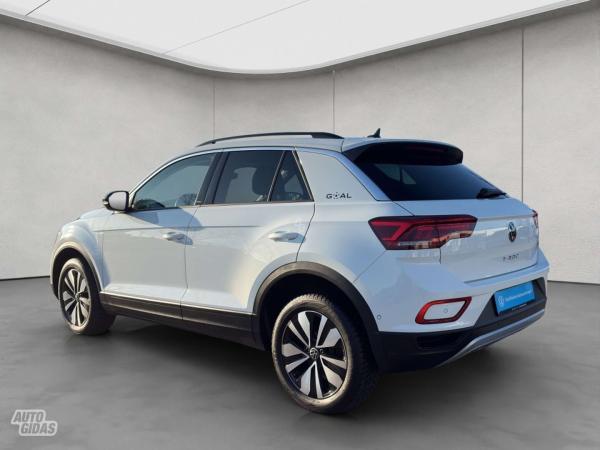 White Volkswagen T-Roc 2025 in Kaunas, with an engine capacity of 1.00 L and mileage of 15 thousand km for 26611 €, photo 5 on AUTOMOTO.COM.LV
