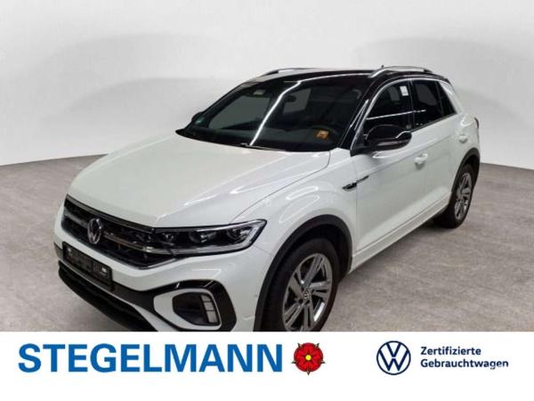 White Volkswagen T-Roc 2025 in Kaunas, with an engine capacity of 1.50 L and mileage of 26 thousand km for 32098 €, photo 1 on AUTOMOTO.COM.LV