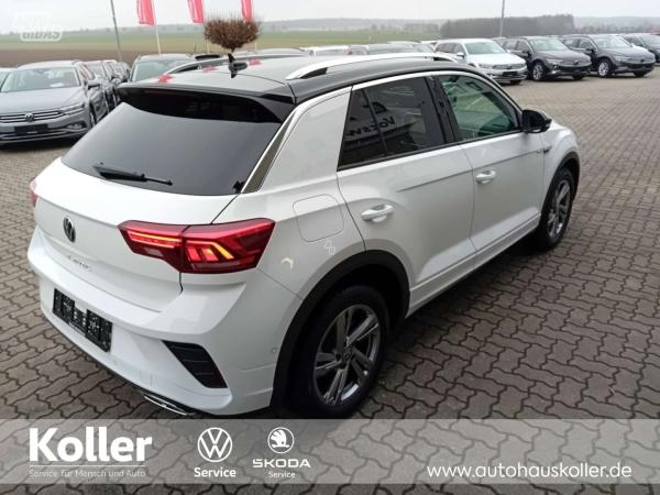 White Volkswagen T-Roc 2025 in Kaunas, with an engine capacity of 1.50 L and mileage of 11 thousand km for 32769 €, photo 4 on AUTOMOTO.COM.LV