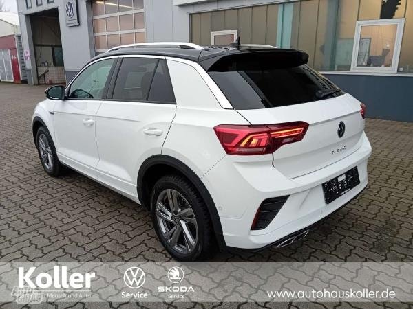 White Volkswagen T-Roc 2025 in Kaunas, with an engine capacity of 1.50 L and mileage of 11 thousand km for 32769 €, photo 6 on AUTOMOTO.COM.LV