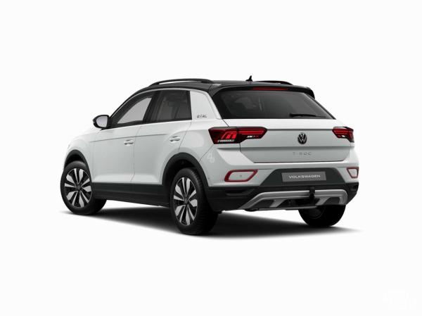 White Volkswagen T-Roc 2025 in Kaunas, with an engine capacity of 2.00 L and mileage of 22 thousand km for 32679 €, photo 3 on AUTOMOTO.COM.LV