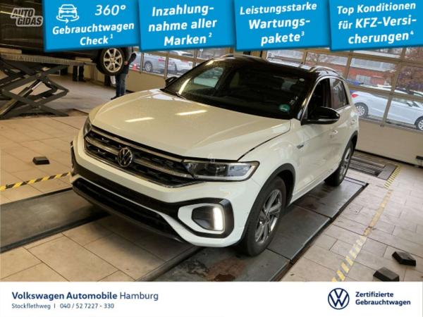 White Volkswagen T-Roc 2025 in Kaunas, with an engine capacity of 1.50 L and mileage of 25 thousand km for 33209 €, photo 1 on AUTOMOTO.COM.LV