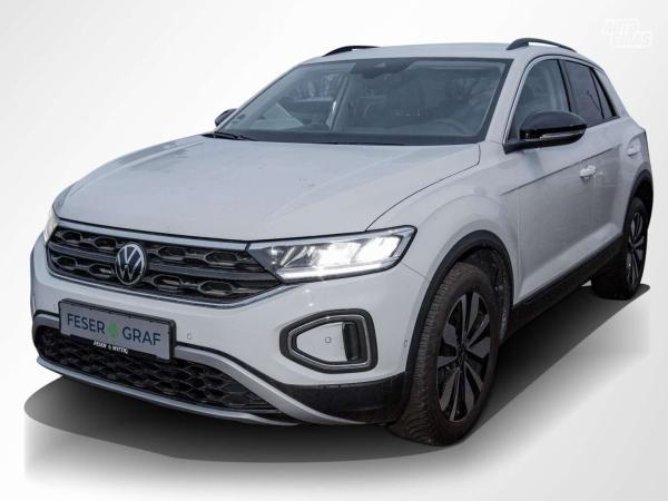 White Volkswagen T-Roc 2025 in Kaunas, with an engine capacity of 1.00 L and mileage of 22 thousand km for 25366 €, photo 9 on AUTOMOTO.COM.LV