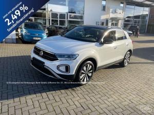 Balts Volkswagen T-Roc 2025 Kauņa, ar dzinēja tilpumu 2.00 L un nobraukumu 26 tūkst. km par 30432 €, foto  vietnē AUTOMOTO.COM.LV