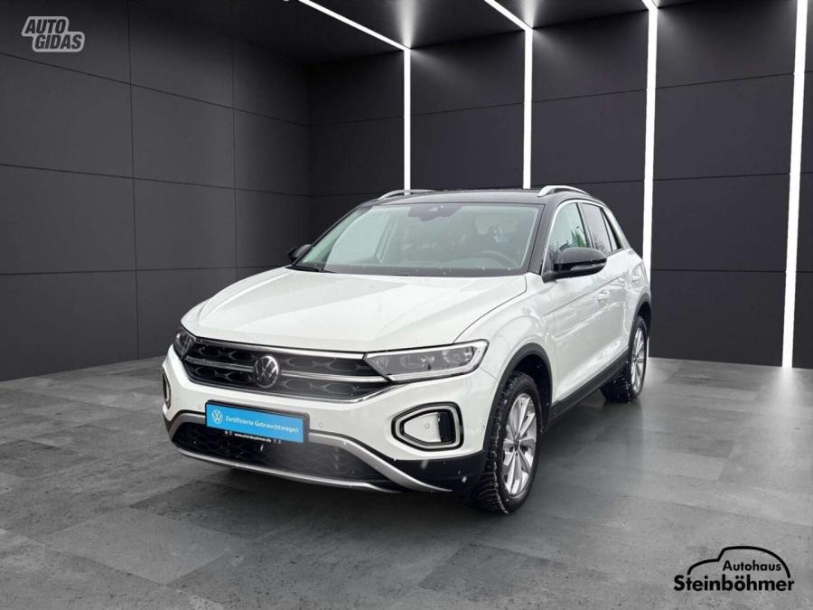 White Volkswagen T-Roc 2025 in Kaunas, with an engine capacity of 1.50 L and mileage of 23 thousand km for 30058 €, photo 2 on AUTOMOTO.COM.LV