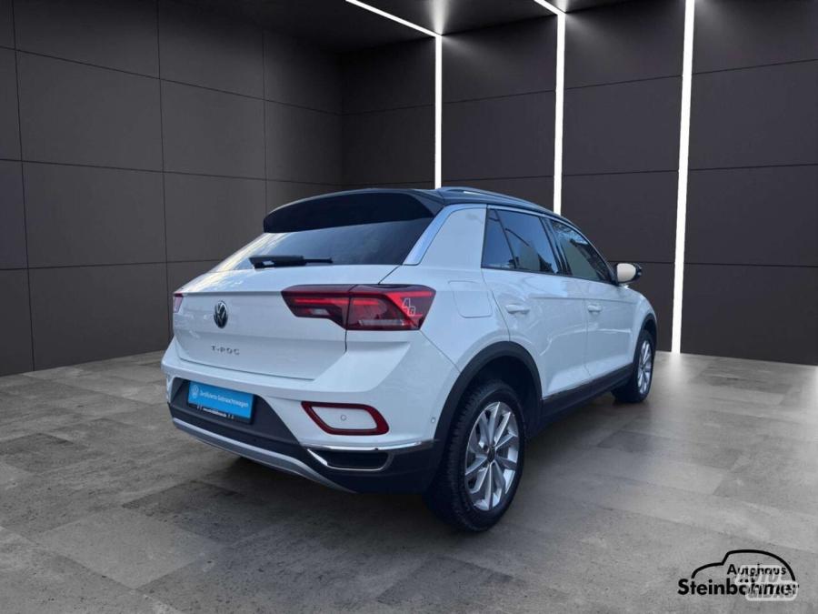 White Volkswagen T-Roc 2025 in Kaunas, with an engine capacity of 1.50 L and mileage of 23 thousand km for 30058 €, photo 8 on AUTOMOTO.COM.LV