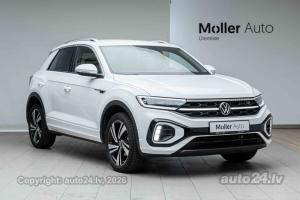 White Volkswagen T-Roc 2023 in Tallinn, with an engine capacity of 1.50 L and mileage of 23 thousand km for 29600 €, photo 3 on AUTOMOTO.COM.LV