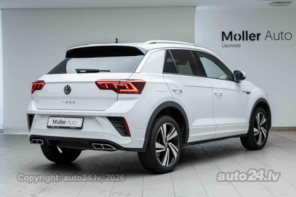 Balts Volkswagen T-Roc 2023 Tallina, ar dzinēja tilpumu 1.50 L un nobraukumu 23 tūkst. km par 29600 €, foto 6 vietnē AUTOMOTO.COM.LV