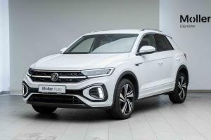 White Volkswagen T-Roc 2023 in Peetri, with an engine capacity of 1.50 L and mileage of 23 thousand km for 29600 €, photo  on AUTOMOTO.COM.LV
