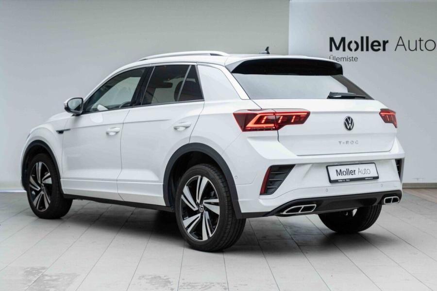 Balts Volkswagen T-Roc 2023 Peetri, ar dzinēja tilpumu 1.50 L un nobraukumu 23 tūkst. km par 29600 €, foto 6 vietnē AUTOMOTO.COM.LV