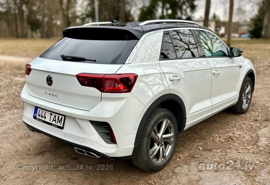 Balts Volkswagen T-Roc 2022 Viljandi, ar dzinēja tilpumu 1.50 L un nobraukumu 88 tūkst. km par 24900 €, foto 5 vietnē AUTOMOTO.COM.LV