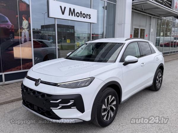 White Volkswagen T-Roc 2026 in Viljandi, with an engine capacity of 1.50 L and mileage of 10 thousand km for 28650 €, photo 1 on AUTOMOTO.COM.LV