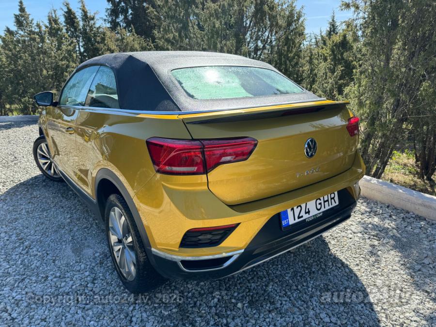 Yellow Volkswagen T-Roc 2021 in Tallinn, with an engine capacity of 1.50 L and mileage of 56 thousand km for 22000 €, photo 5 on AUTOMOTO.COM.LV
