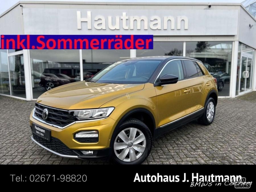Dzeltens Volkswagen T-Roc 2019 Kauņa, ar dzinēja tilpumu 1.60 L un nobraukumu 14 tūkst. km par 24409 €, foto 1 vietnē AUTOMOTO.COM.LV