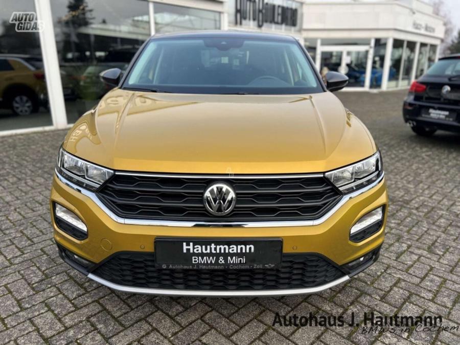 Dzeltens Volkswagen T-Roc 2019 Kauņa, ar dzinēja tilpumu 1.60 L un nobraukumu 14 tūkst. km par 24409 €, foto 2 vietnē AUTOMOTO.COM.LV