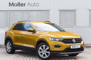 Dzeltens Volkswagen T-Roc 2019 Ventspils, ar dzinēja tilpumu 2.00 L un nobraukumu 90 tūkst. km par 17450 €, foto 8 vietnē AUTOMOTO.COM.LV