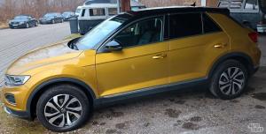 Dzeltens Volkswagen T-Roc 2021 Kauņa, ar dzinēja tilpumu 1.50 L un nobraukumu 79 tūkst. km par 22170 €, foto 8 vietnē AUTOMOTO.COM.LV
