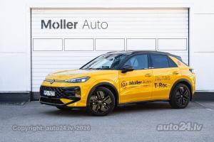 Yellow Volkswagen T-Roc 2026 in Riga, with an engine capacity of 1.50 L and mileage of 8 thousand km for 37149 €, photo  on AUTOMOTO.COM.LV
