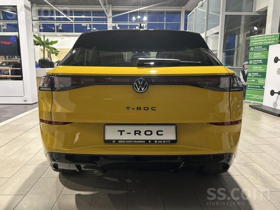 Dzeltens Volkswagen T-Roc 2026 Valmiera, ar dzinēja tilpumu 1.50 L un nobraukumu 5 tūkst. km par 36900 €, foto 7 vietnē AUTOMOTO.COM.LV