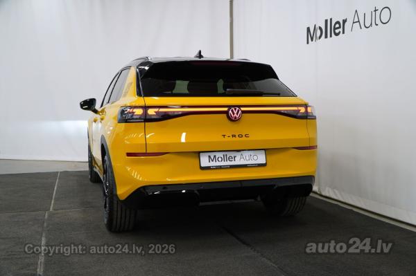 Yellow Volkswagen T-Roc 2026 in Tallinn, with an engine capacity of 1.50 L and mileage of 5 thousand km for 37900 €, photo 5 on AUTOMOTO.COM.LV
