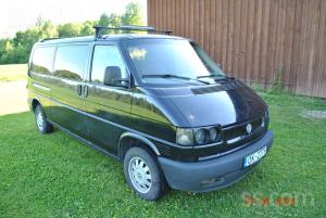 Melns Volkswagen T4 2000 Ogre, ar dzinēja tilpumu 2.50 L un nobraukumu 571 tūkst. km par 3300 €, foto 3 vietnē AUTOMOTO.COM.LV