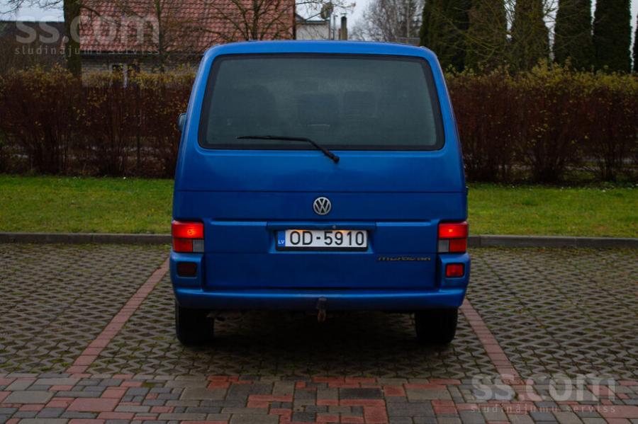 Blue Volkswagen T4 1997 in Jelgava, with an engine capacity of 2.50 L and mileage of 496 thousand km for 4390 €, photo 5 on AUTOMOTO.COM.LV