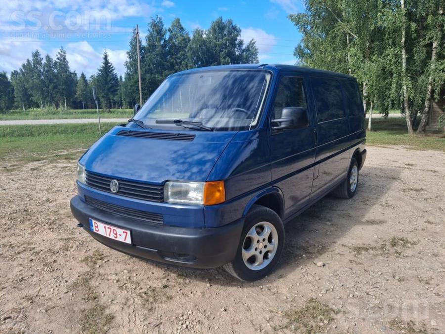Blue Volkswagen T4 2000 in Tukums, with an engine capacity of 1.90 L and mileage of 473 thousand km for 4490 €, photo 1 on AUTOMOTO.COM.LV