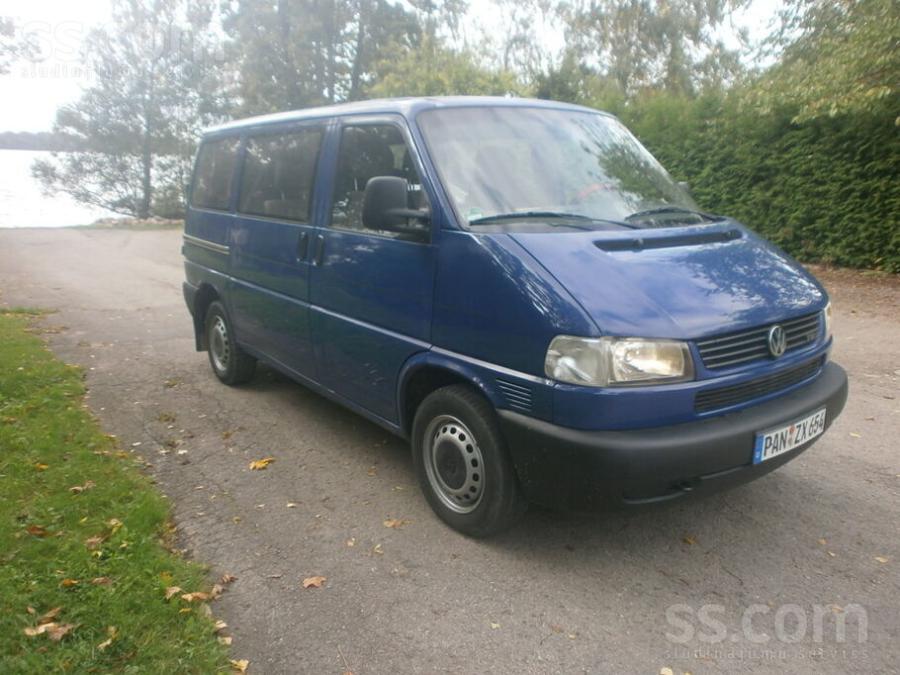 Blue Volkswagen T4 2000 in Ogre, with an engine capacity of 2.50 L and mileage of 288 thousand km for 4299 €, photo 1 on AUTOMOTO.COM.LV