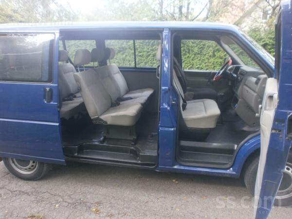 Blue Volkswagen T4 2000 in Ogre, with an engine capacity of 2.50 L and mileage of 288 thousand km for 4299 €, photo 9 on AUTOMOTO.COM.LV