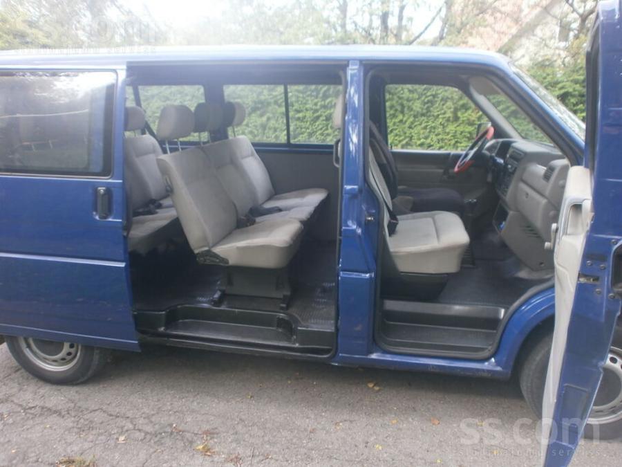 Blue Volkswagen T4 2000 in Ogre, with an engine capacity of 2.50 L and mileage of 288 thousand km for 4299 €, photo 9 on AUTOMOTO.COM.LV