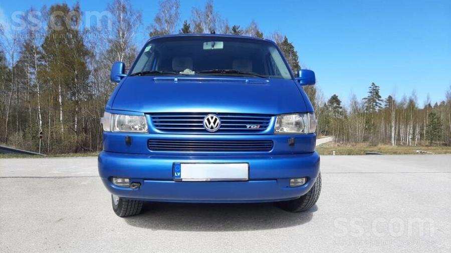 Zils Volkswagen T4 2001 Rīga, ar dzinēja tilpumu 2.50 L un nobraukumu 470 tūkst. km par 6500 €, foto 3 vietnē AUTOMOTO.COM.LV
