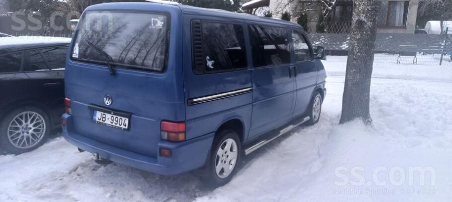 Zils Volkswagen T4 1996 Rīga, ar dzinēja tilpumu 2.50 L un nobraukumu 348 tūkst. km par 3000 €, foto 2 vietnē AUTOMOTO.COM.LV