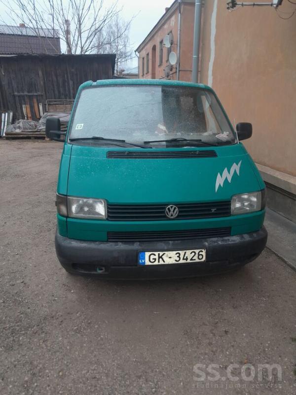 Zaļš Volkswagen T4 1996 Daugavpils, ar dzinēja tilpumu 1.90 L un nobraukumu 597 tūkst. km par 975 €, foto 2 vietnē AUTOMOTO.COM.LV