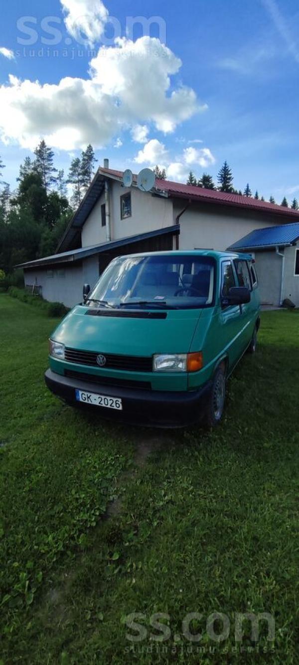 Zaļš Volkswagen T4 1997 Jelgava, ar dzinēja tilpumu 1.90 L un nobraukumu 341 tūkst. km par 1700 €, foto 1 vietnē AUTOMOTO.COM.LV