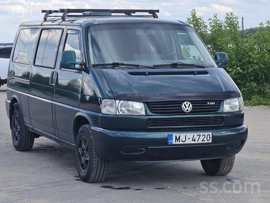 Green Volkswagen T4 1998 in Riga, with an engine capacity of 2.50 L and mileage of 585 thousand km for 2100 €, photo 2 on AUTOMOTO.COM.LV
