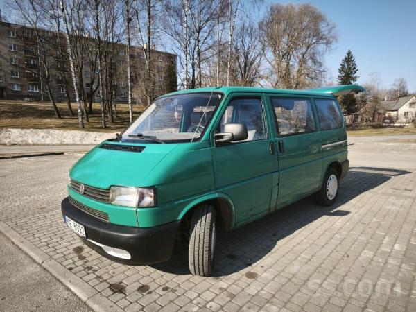 Zaļš Volkswagen T4 1997 Rēzekne, ar dzinēja tilpumu 2.40 L un nobraukumu 333 tūkst. km par 2900 €, foto 2 vietnē AUTOMOTO.COM.LV
