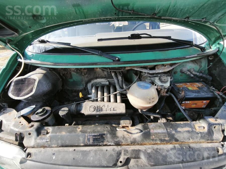 Zaļš Volkswagen T4 1997 Rēzekne, ar dzinēja tilpumu 2.40 L un nobraukumu 333 tūkst. km par 2900 €, foto 10 vietnē AUTOMOTO.COM.LV