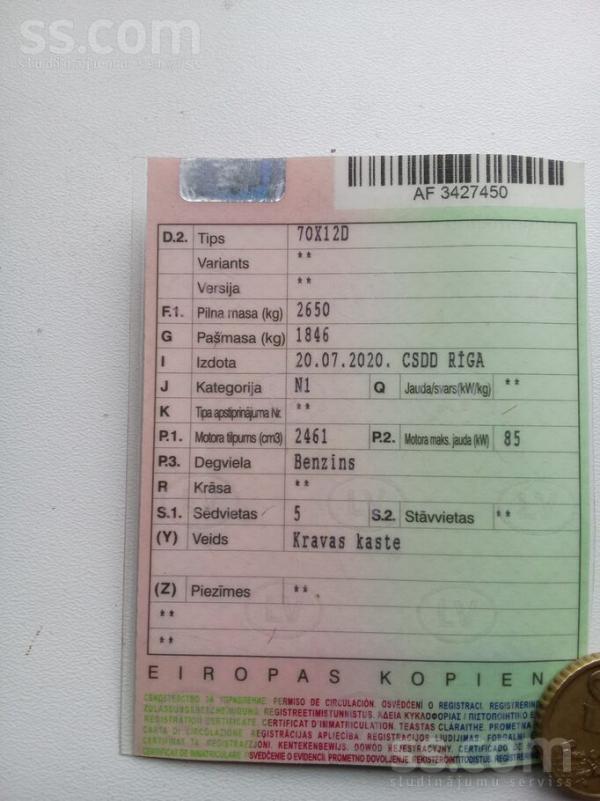 Zaļš Volkswagen T4 1998 Bauska, ar dzinēja tilpumu 2.50 L un nobraukumu 500 tūkst. km par 1700 €, foto 9 vietnē AUTOMOTO.COM.LV
