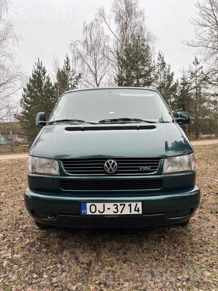 Green Volkswagen T4 2003 in Tukums, with an engine capacity of 2.50 L and mileage of 299 thousand km for 6300 €, photo 14 on AUTOMOTO.COM.LV