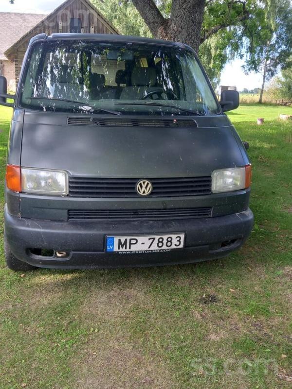 Pelēks Volkswagen T4 1996 Aizkraukle, ar dzinēja tilpumu 2.40 L un nobraukumu 627 tūkst. km par 600 €, foto 1 vietnē AUTOMOTO.COM.LV
