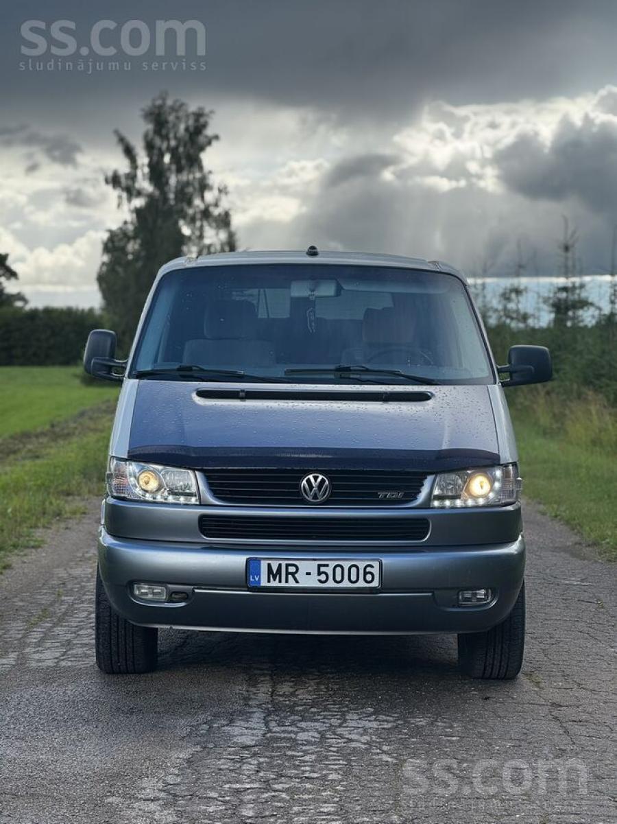 Pelēks Volkswagen T4 2002 Ogre, ar dzinēja tilpumu 2.40 L un nobraukumu 388 tūkst. km par 5000 €, foto 1 vietnē AUTOMOTO.COM.LV