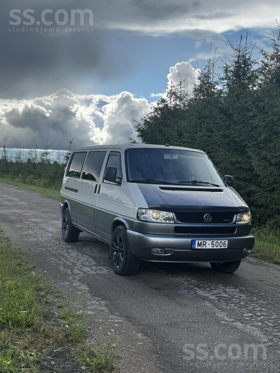 Pelēks Volkswagen T4 2002 Ogre, ar dzinēja tilpumu 2.40 L un nobraukumu 388 tūkst. km par 5000 €, foto 4 vietnē AUTOMOTO.COM.LV