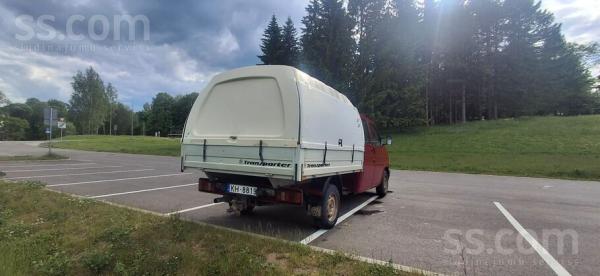 Sarkans Volkswagen T4 1996 Alūksne, ar dzinēja tilpumu 2.50 L un nobraukumu 258 tūkst. km par 1900 €, foto 4 vietnē AUTOMOTO.COM.LV