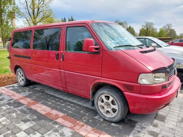Red Volkswagen T4 1998 in Ventspils, with an engine capacity of 2.50 L and mileage of 0 thousand km for 4000 €, photo 2 on AUTOMOTO.COM.LV