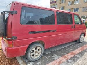 Red Volkswagen T4 1998 in Ventspils, with an engine capacity of 2.50 L and mileage of 0 thousand km for 4000 €, photo 4 on AUTOMOTO.COM.LV